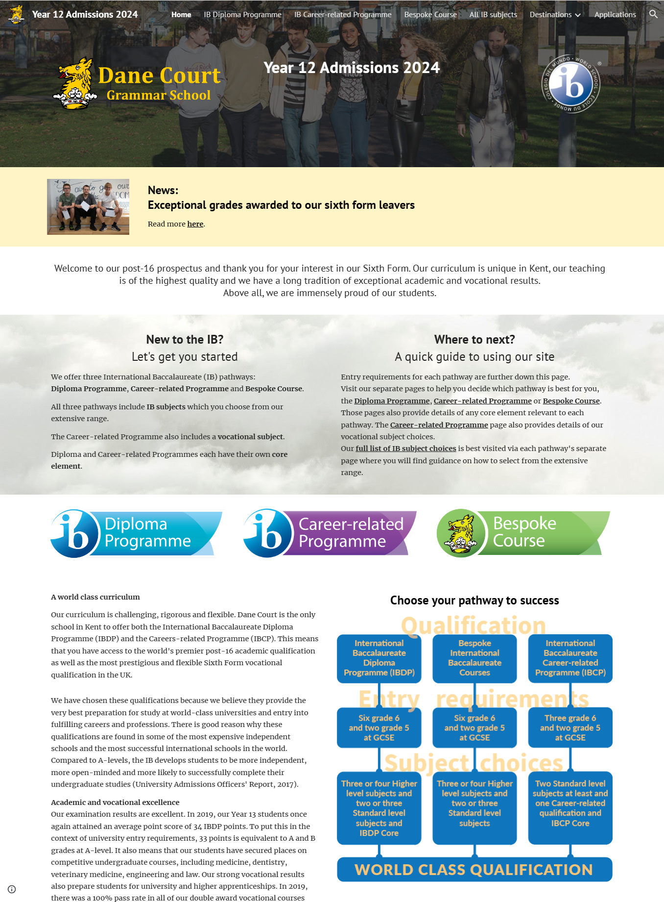 Dane Court Grammar School - Prospectus