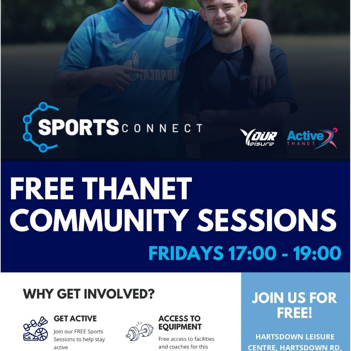 Dane Court Grammar School - Free Community Sessions for ages 12-19!