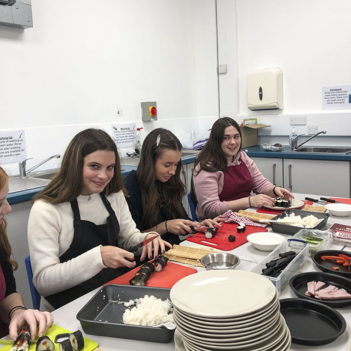 Dane Court Grammar School - Japanese cooking lessons
